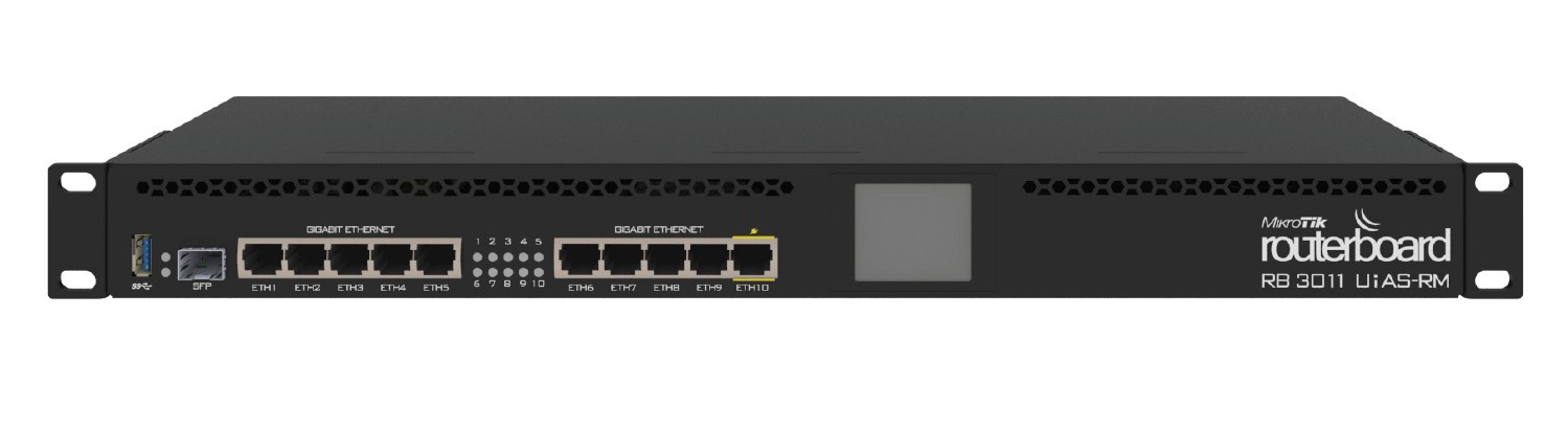 MIKROTIK • RB3011UiAS-RM • MikroTik RouterBOARD
